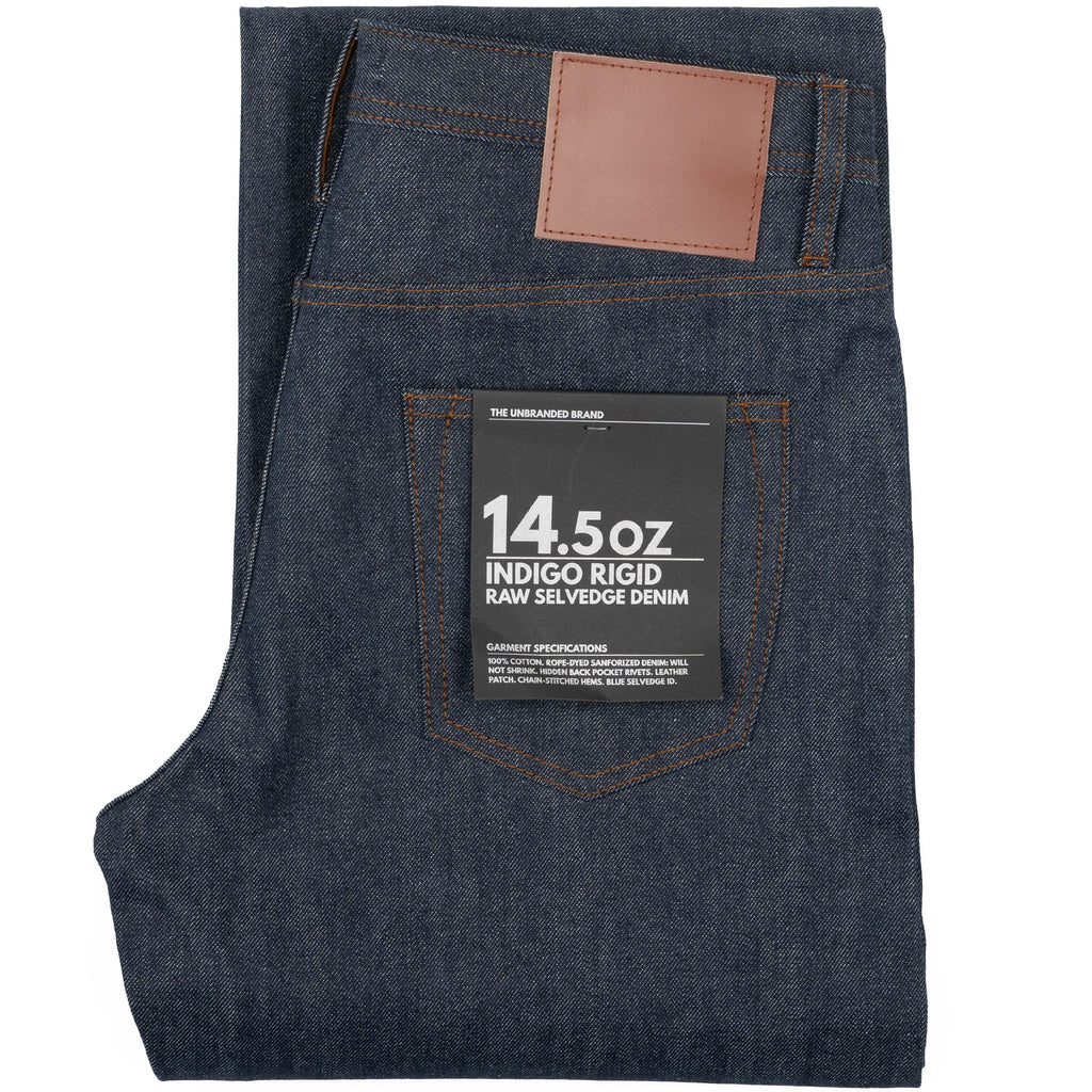 UB701 Wide Fit 14.5oz Indigo Selvedge Denim | The Unbranded Brand