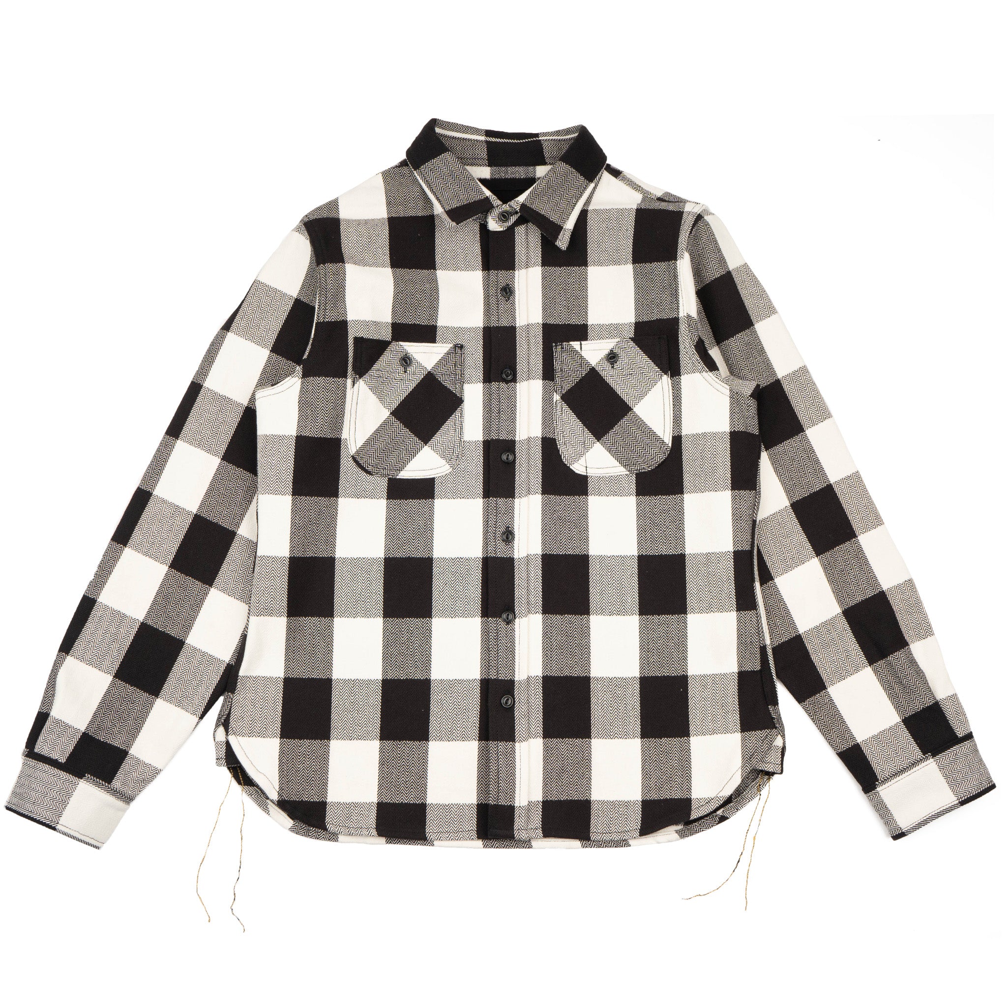 UBS431 Work Shirt - Ultra Heavyweight Flannel Ecru – The Unbranded Brand