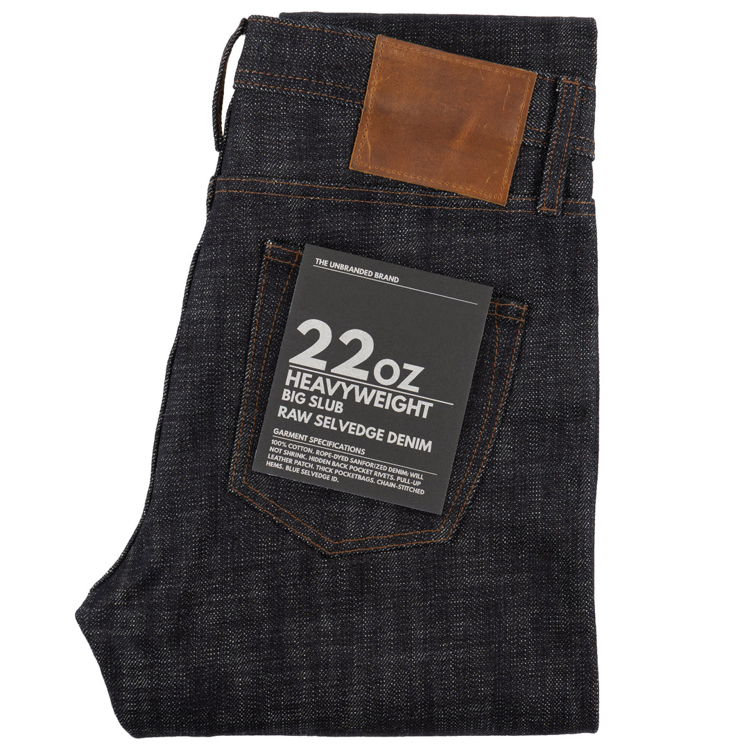 22oz Heavyweight Big Slub Selvedge – The Unbranded Brand