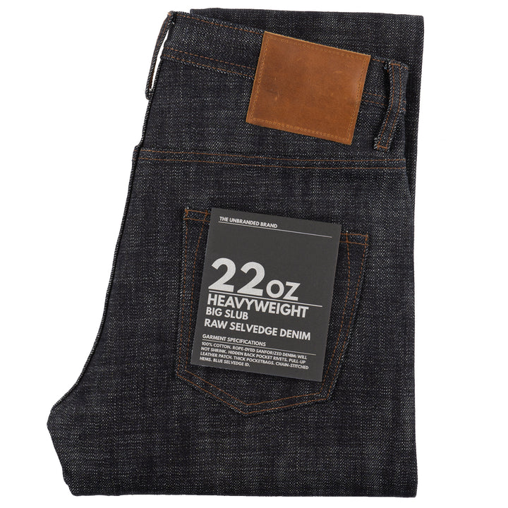 22oz Heavyweight Big Slub Selvedge – The Unbranded Brand